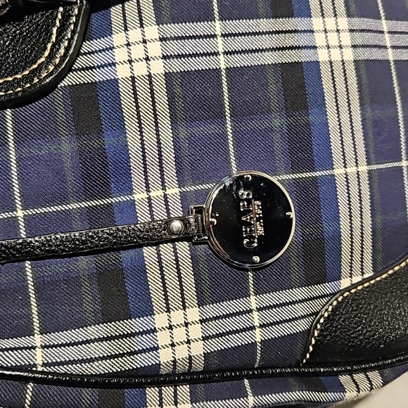 Chaps | Bags | Chaps Ralph Lauren Blue Plaid Purse | Poshmark